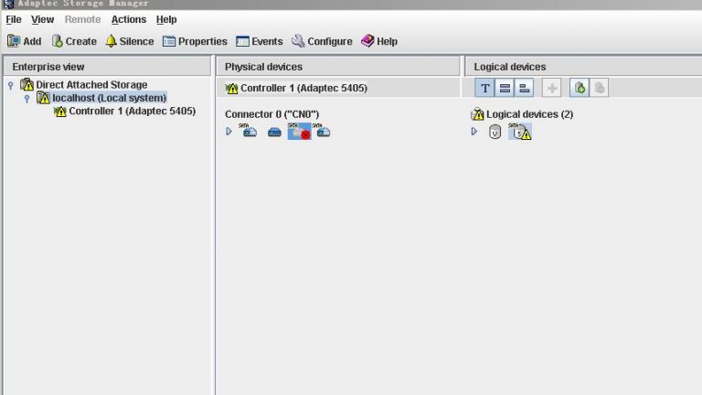 Adaptec系列芯片Raid卡配置方法、管理手册-Windows下adaptec管理软件的安装使用介绍 – 成都千喜数据恢复中心